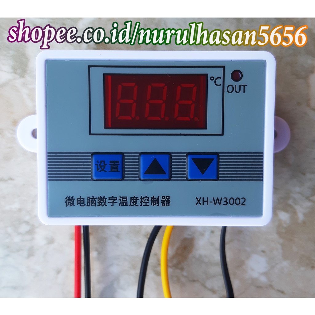 Jual alat pengatur suhu thermostat w3002 dc 12v termostat | Shopee Indonesia