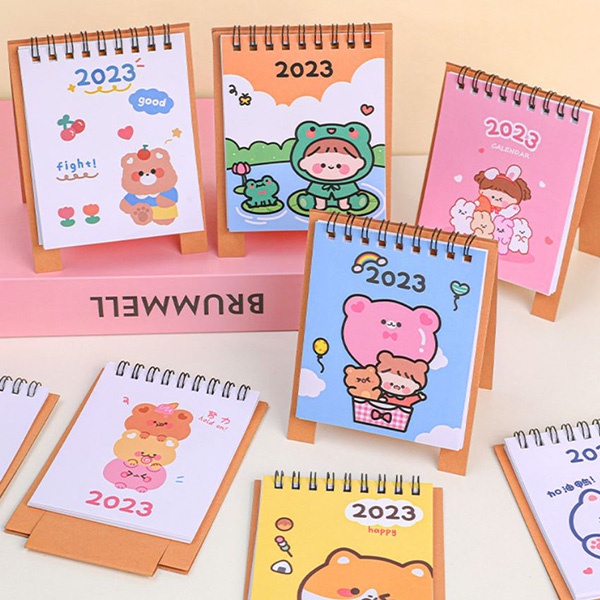 Jual kalender meja 2023 kartun cartoon desk calendar 2023 hka006 (1d1 ...
