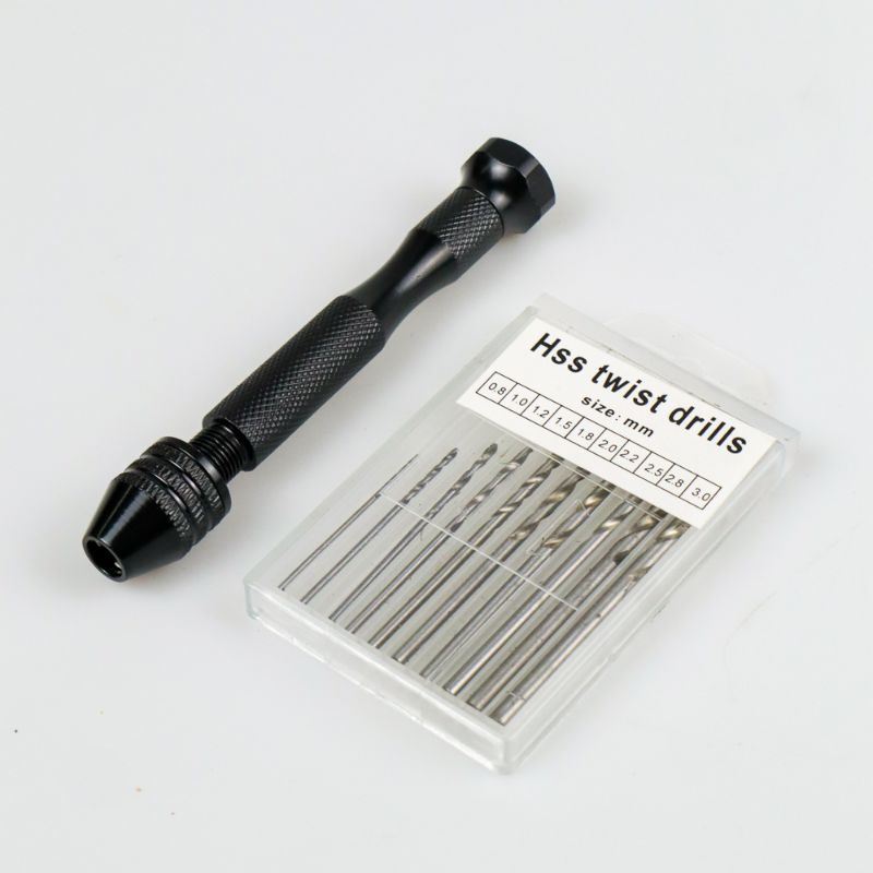 Jual Termurah Mini Bor Tangan Manual Dan 10 mata bor Cocok Untuk Custom ...