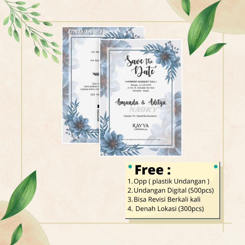 Jual Undangan Murah, Elegan, Unik Dan Menarik (Sudah Termasuk Cetak ...