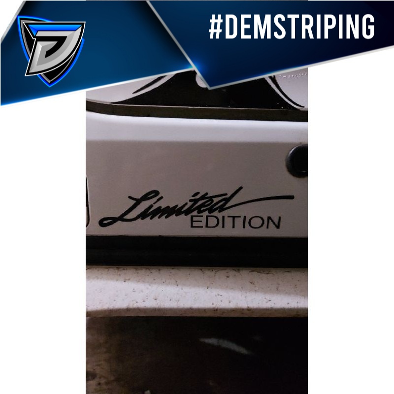 Jual STICKER LIMITED EDITION CUTTING | Shopee Indonesia