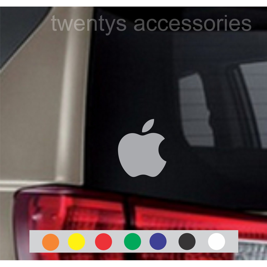 Jual stiker logo apel sticker mobil stiker cutting | Shopee Indonesia