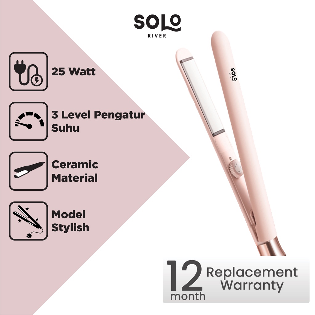 Jual SOLO RIVER Catokan Rambut Hair Curler Catok Automatic Use Hair ...