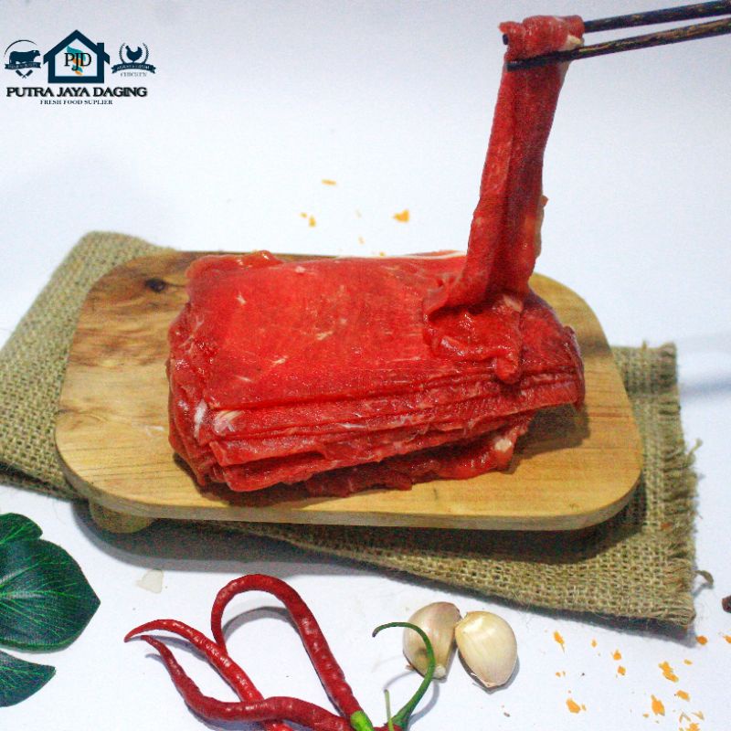 Jual Daging Sapi Iris Tipis / Slice Beef Tanpa Lemak Shabu shabu 250gr ...