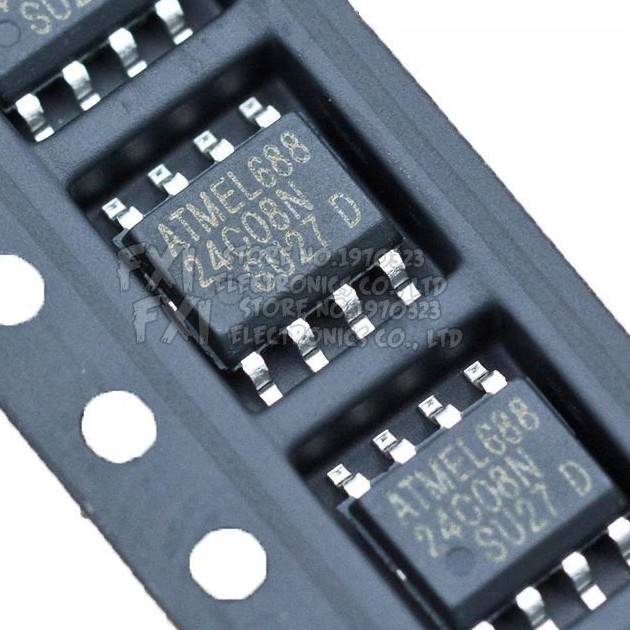 Jual AT 24C08 24C08N AT24C08 24C08 24C08B Penyimpanan Chip IC SMD SOP-8 ...