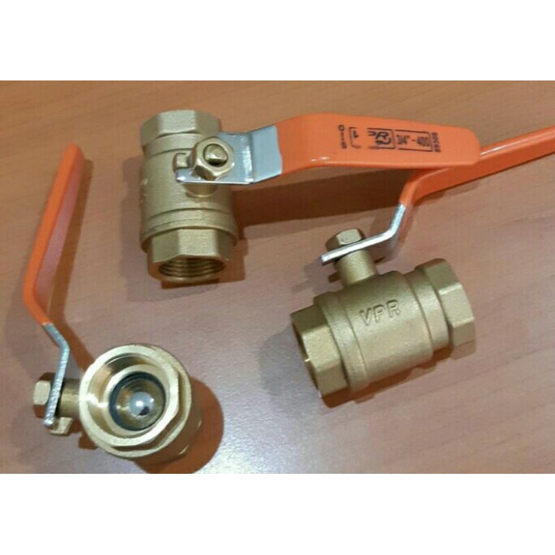 Jual BALL VALVE/ STOP KRAN KUNINGAN BRASS 3/4 INCH | Shopee Indonesia