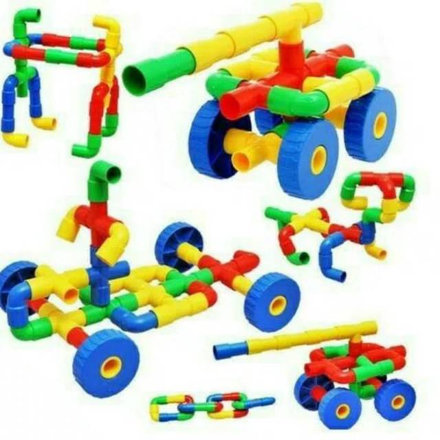 Jual Mainan Terapi Lego Pipa Motorik Halus | Shopee Indonesia