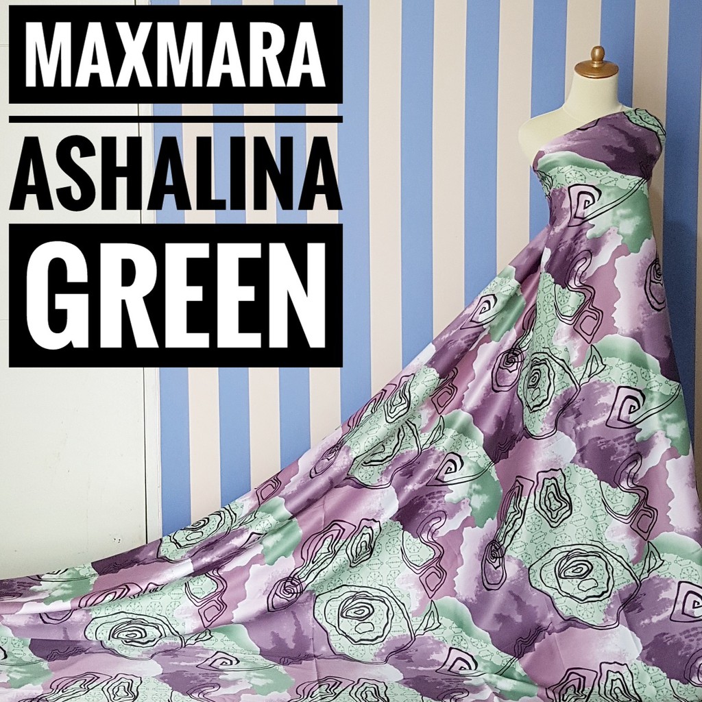 Jual Kain Meteran Maxmara Ashalina Green (0.5M) | Shopee Indonesia