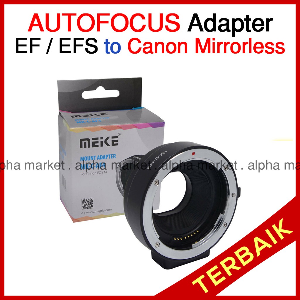 Jual Adapter Converter Adaptor MEIKE Auto Focus AF Lensa Lens Canon EF ...