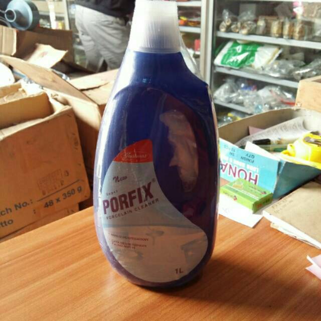 Jual PORFIX 1000 ML. CAIRAN PEMBERSIH KERAMIK DAN PORCELEIN. | Shopee ...