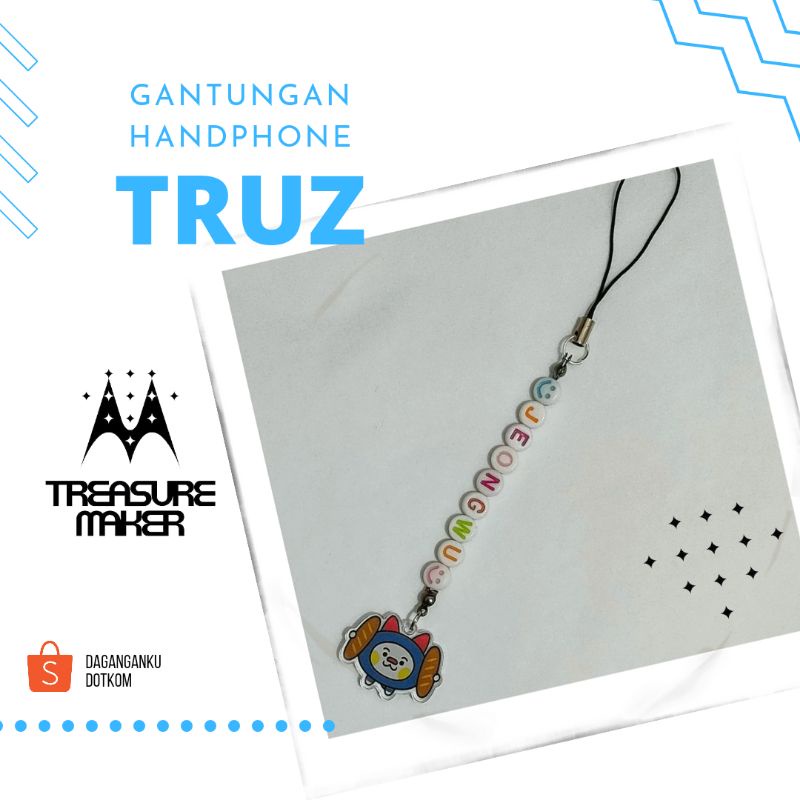 Jual Gantungan Handphone Truz Treasure nama member | Shopee Indonesia