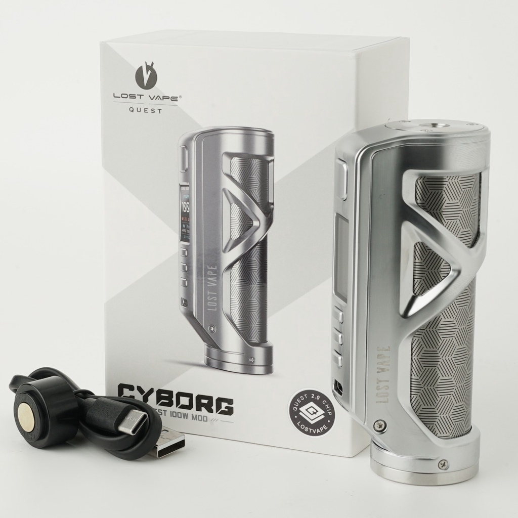 Jual Mod Vape Vapor Cyborg Quest 100W SS Honeycomb By Lost Vape ...
