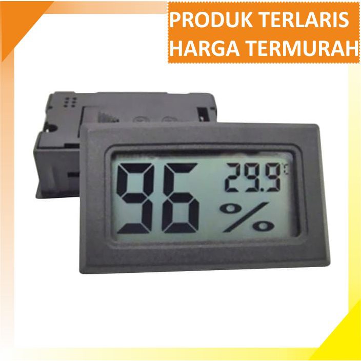 Jual Digital Higrometer Termometer alat pengukur kelembaban suhu udara ...