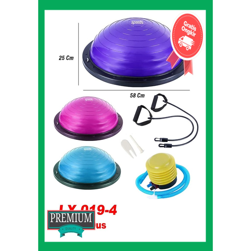 Jual Promo Bosu Ball Balance Step Trainer Bola Yoga Fitness Balancing ...