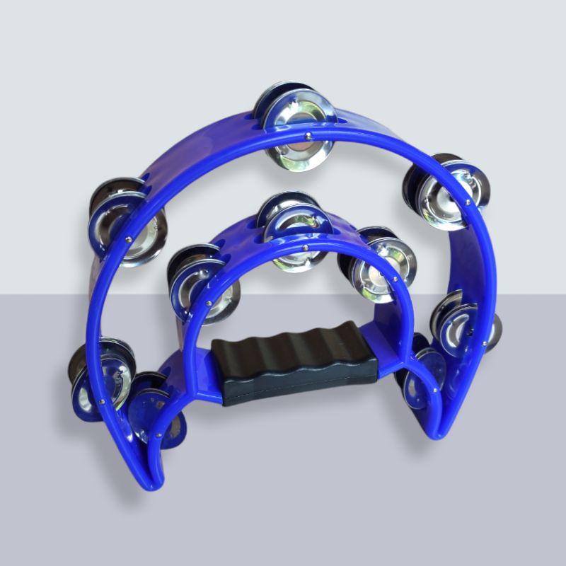 Jual Alat Musik Tamborin Tambourine Double Ring Kecrekan Tambourine ...