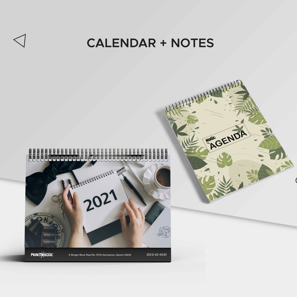 Jual BUNDLING KALENDER MEJA DAN NOTES (CUSTOM) | Shopee Indonesia