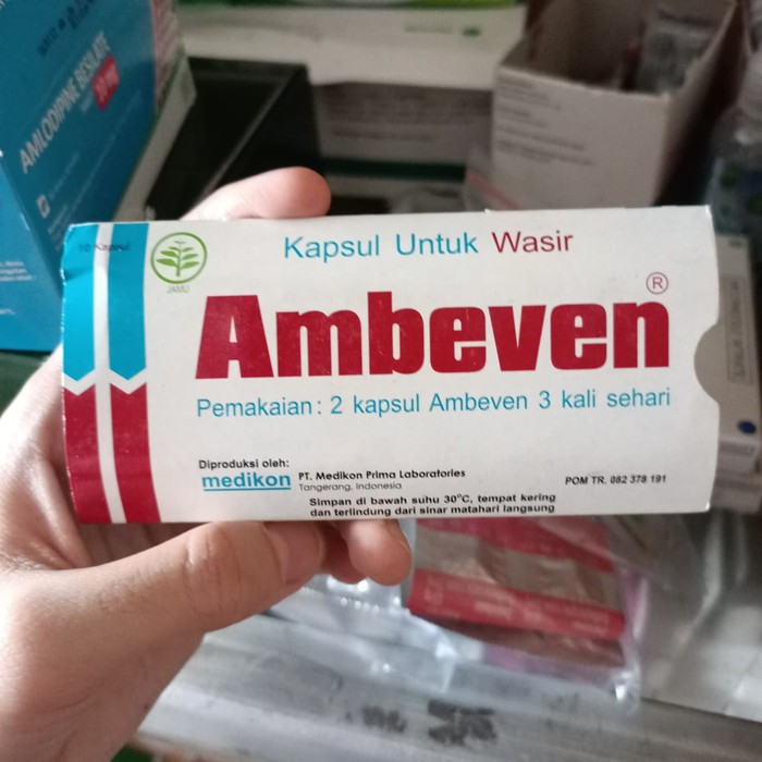 Jual Ambeven Obat Wasir isi 10 Kapsul | Shopee Indonesia