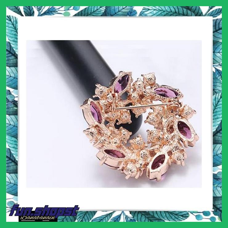 Jual BROSS JILBAB BROOCH HIJAB BROS BUNGA KEBAYA PREMIUM - HIJAU MUDA ...