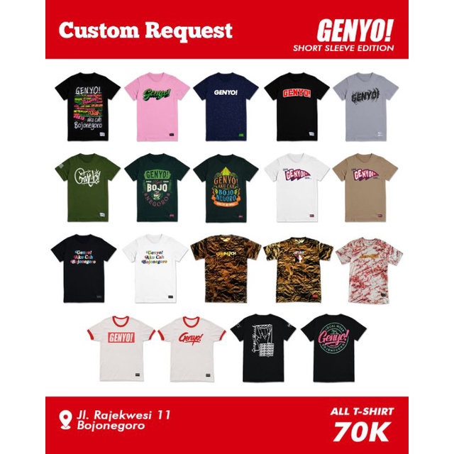 Jual GENYO! Custom Request | Shopee Indonesia