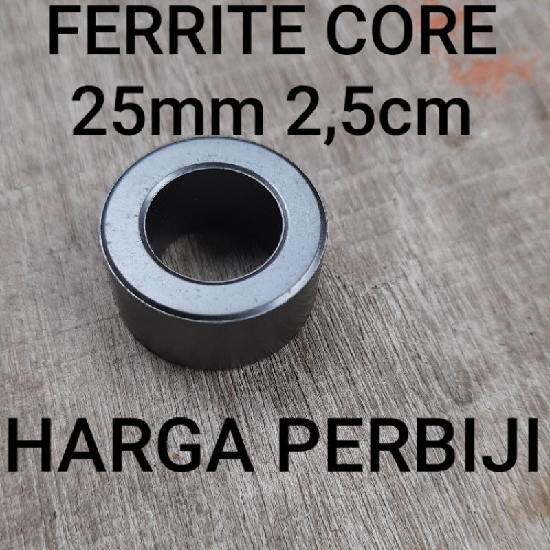 Jual Ferrite CORE 2,5cm 25mm 2,5 cm 25 mm ferit perit core cor untuk ...
