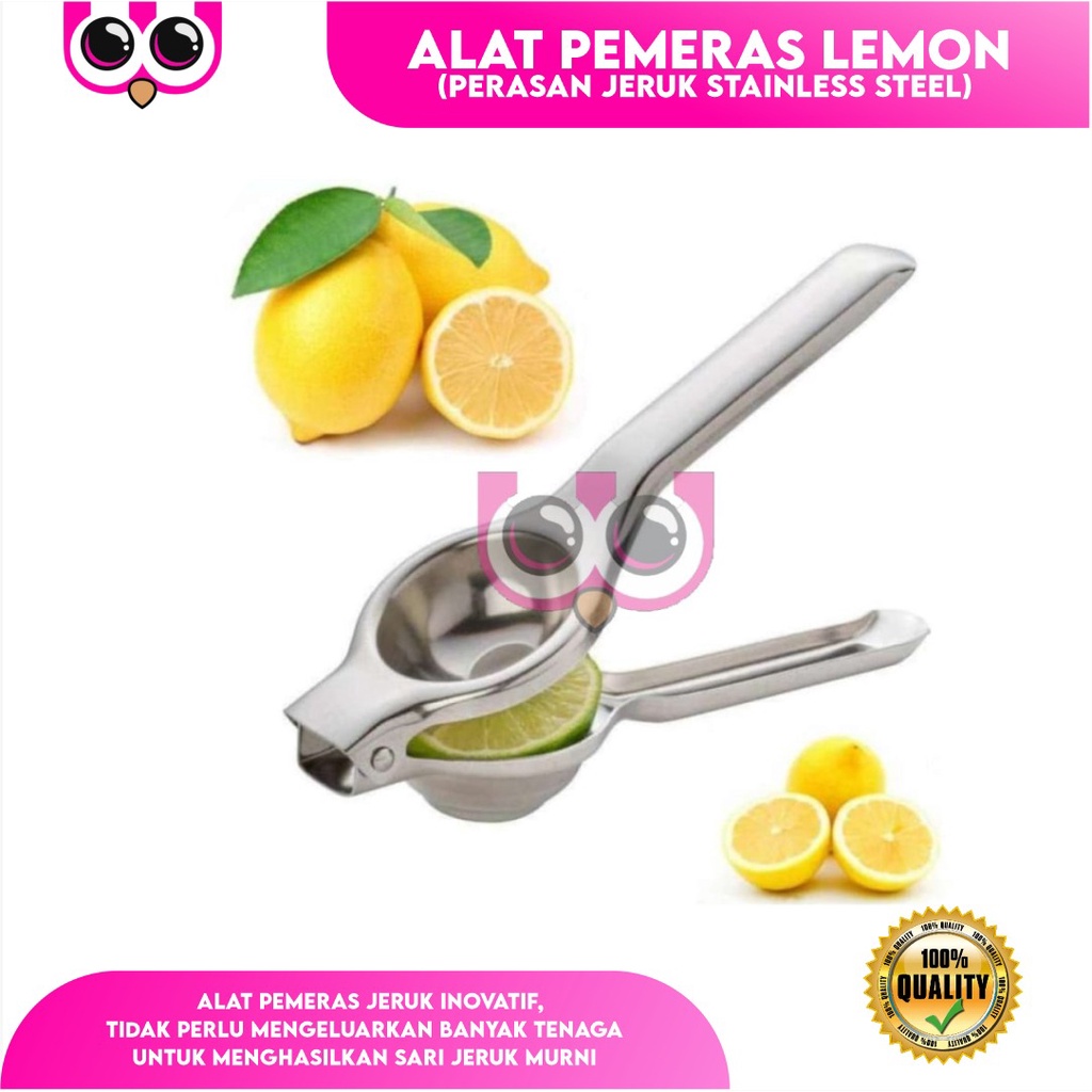 Jual ALAT PEMERAS LEMON / PERASAN JERUK STAINLESS STEEL | Shopee Indonesia