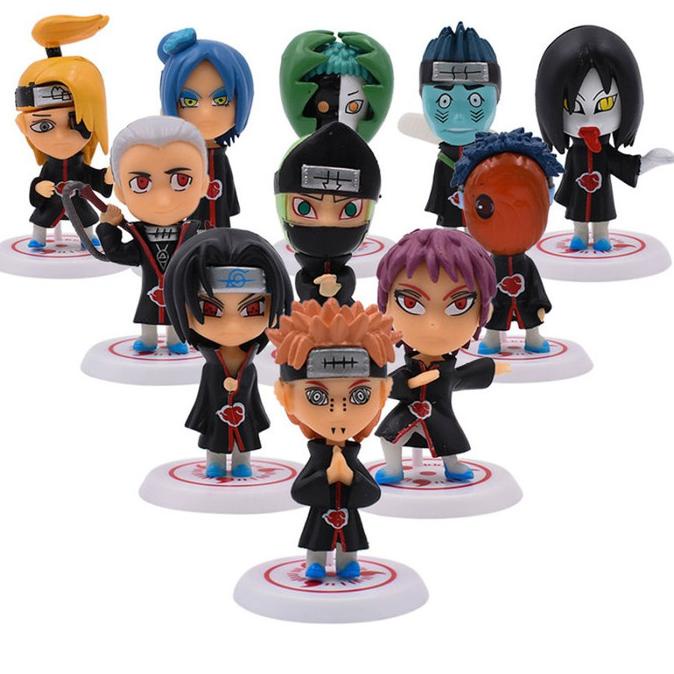 Jual Naruto Action Figure Akatsuki Figure Set Of 11 | Shopee Indonesia