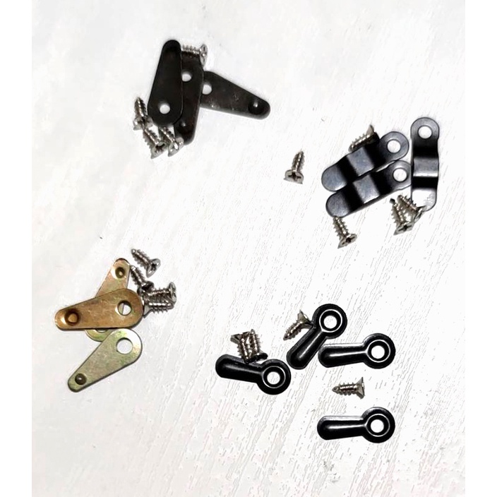 Jual Penahan Kaca bingkai besi 10 pcs dan sekrup | Shopee Indonesia