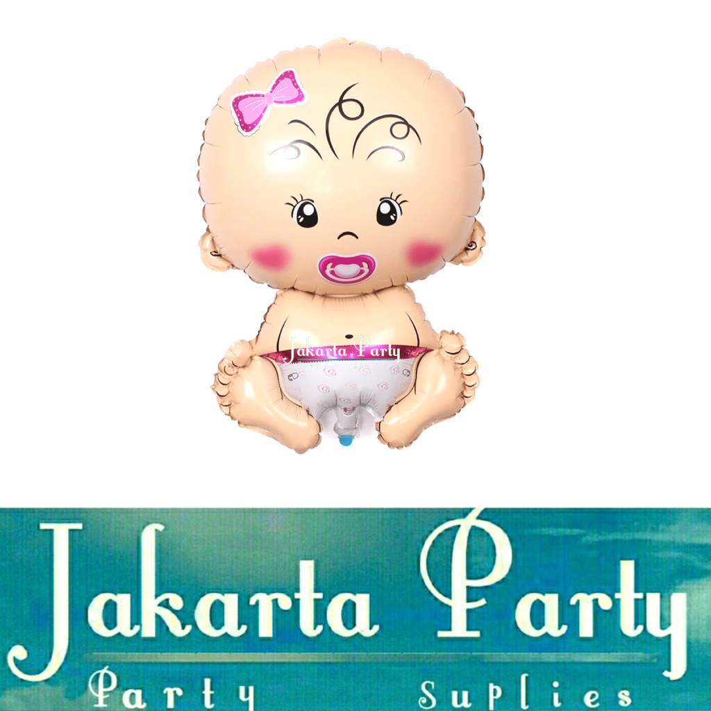 Jual Balon Foil baby Girl Mini / Balon Karakter / Balon Baby Shower ...