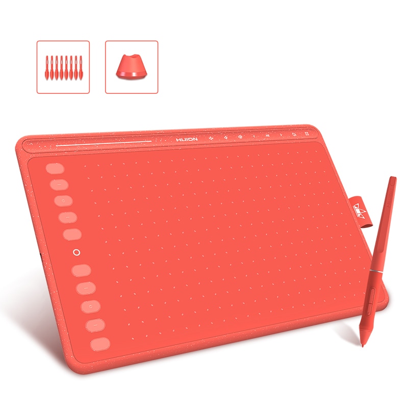 Jual Drawing Tablet Alat Gambar Digital Huion 3 Color Hs611 Graphic ...