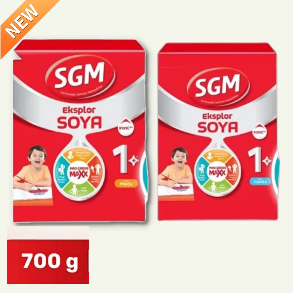 Jual SGM Soya 1-5 Tahun vanila/madu 700gr | Shopee Indonesia
