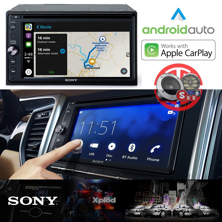 Jual Sony XAV-AX200 Double Din DVD | Shopee Indonesia