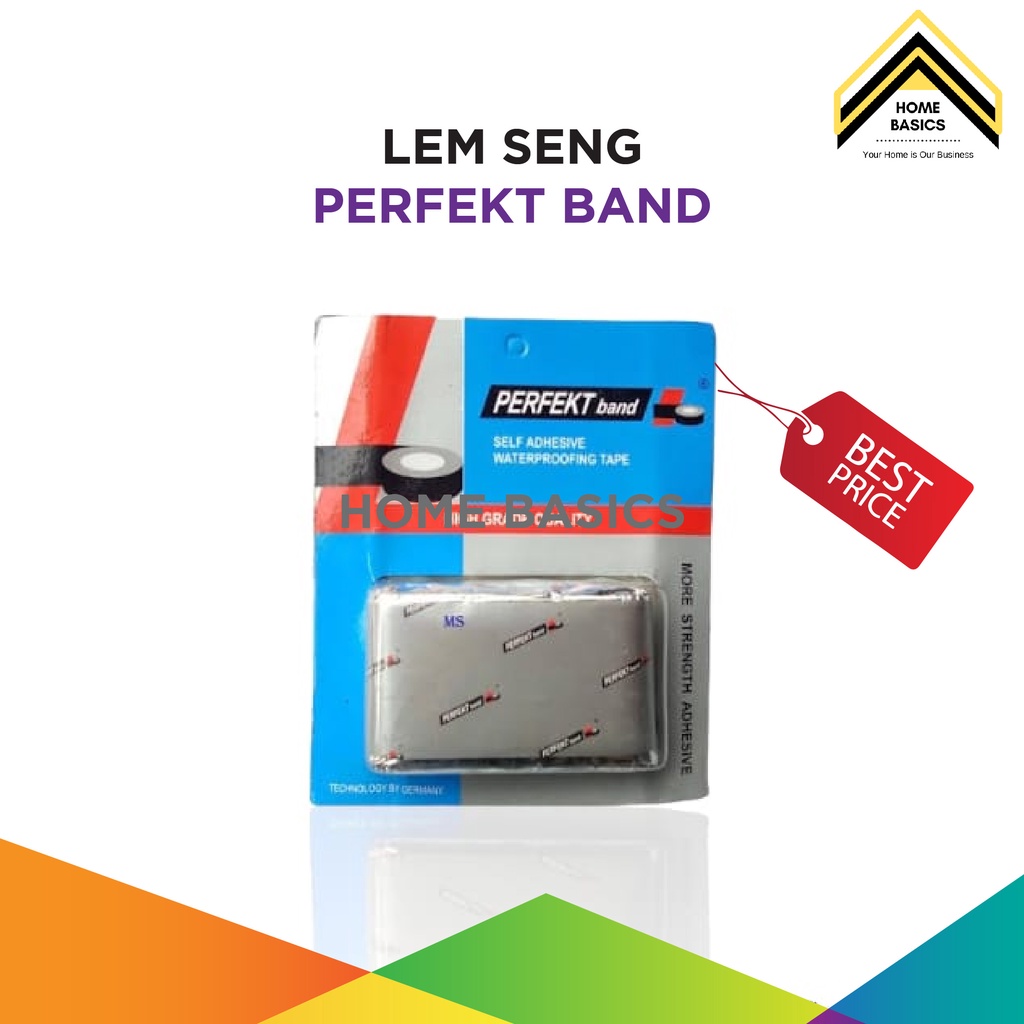 Jual Lem Seng Anti Bocor Perfekt Band / Lem Genteng / Lem Waterproof ...