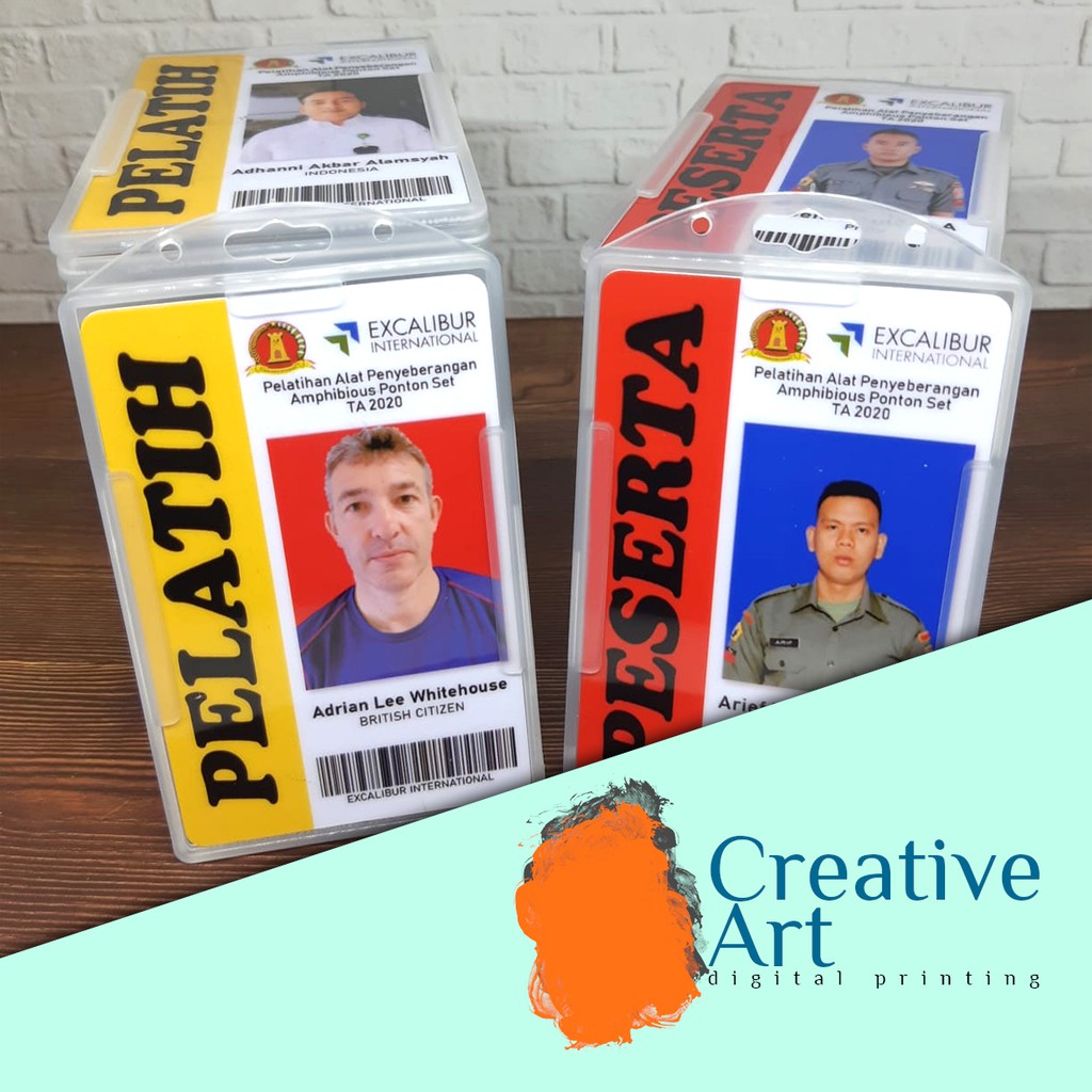 Jual Cetak ID Card 2 Sisi Plus Holder | Shopee Indonesia