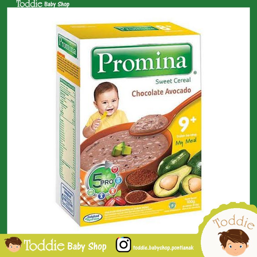 Jual Promina Sweet Cereal Chocolate Avocado 100gr 9M+ | Shopee Indonesia