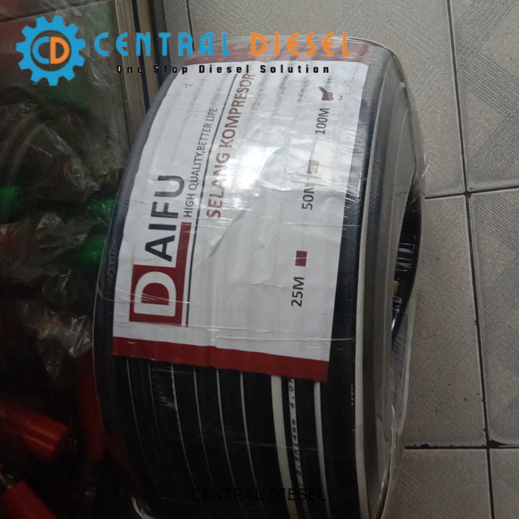 Jual Selang doorsmeer/ compressor hitam Daifu 100 meter | Shopee Indonesia