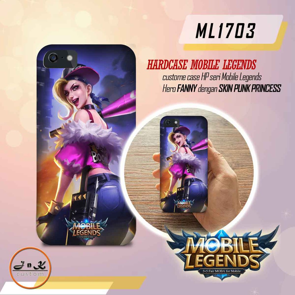 Jual CUSTOM CASE MOBILE LEGENDS - HERO FANNY, SKIN PUNK PRINCESS ...