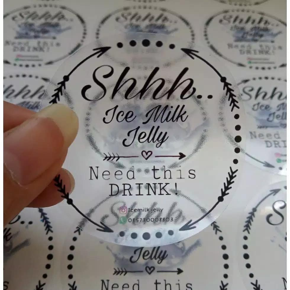 Jual CETAK STICKER PRINT A3+ STIKER TRANSPARAN | Shopee Indonesia