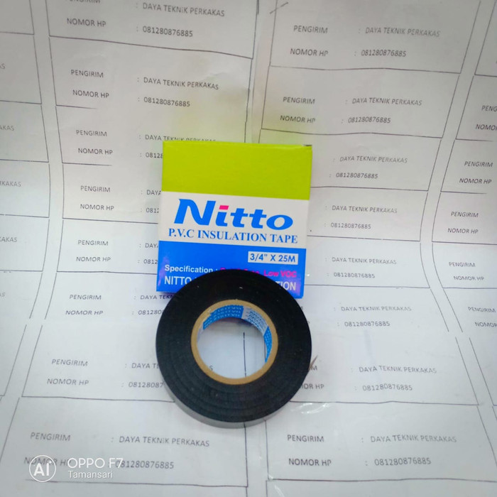 Jual ISOLASI LISTRIK NITTO - ISOLASI NITTO ori dtp | Shopee Indonesia