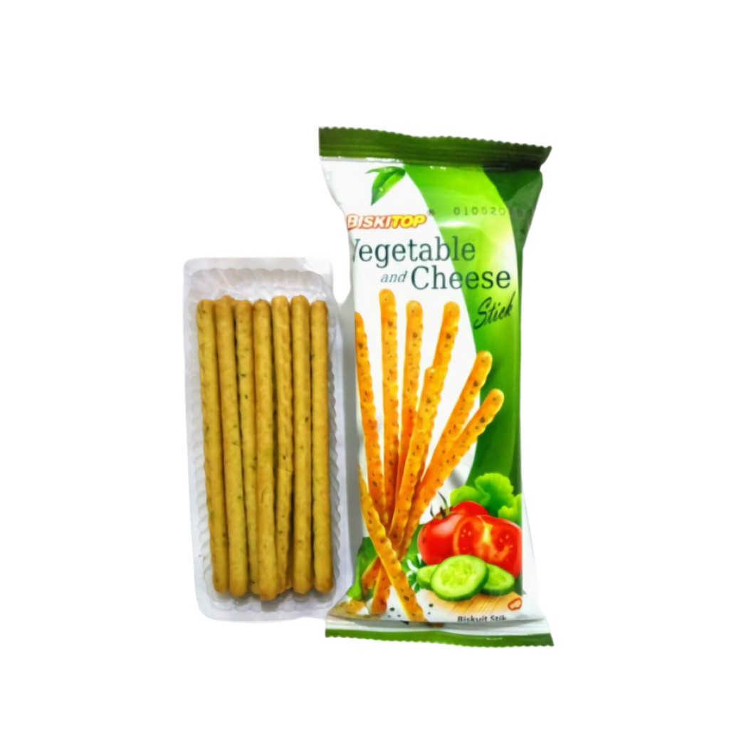 Jual BISKITOP OFFICIAL - VEGETABLE STICK (50 Gram) Biskuit Stik Rasa ...