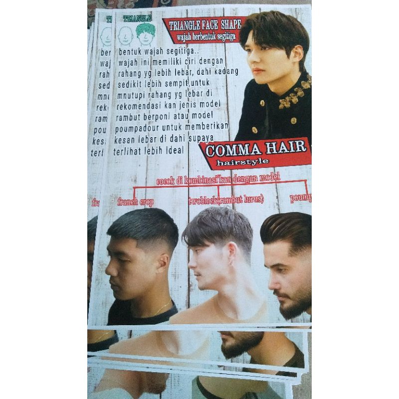 Jual poster mngenal bentuk muka&rambut | Shopee Indonesia