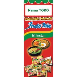 Jual SPANDUK WARMINDO BANNER WARUNG INDOMIE WARKOP SUDAH SIAP CETAK ...