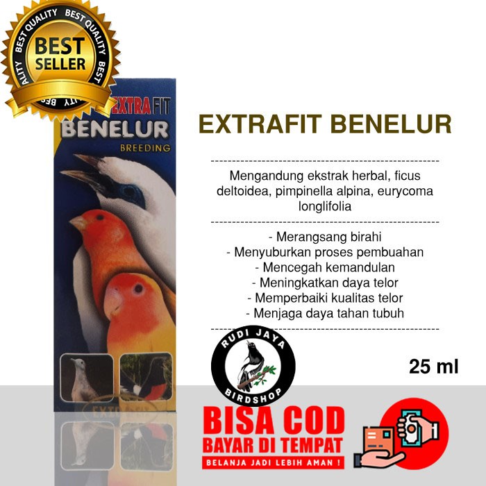 Jual EXTRA FIT EXTRAFIT EXTRAVIT BENELUR BREEDING VITAMIN OBAT TERNAK ...