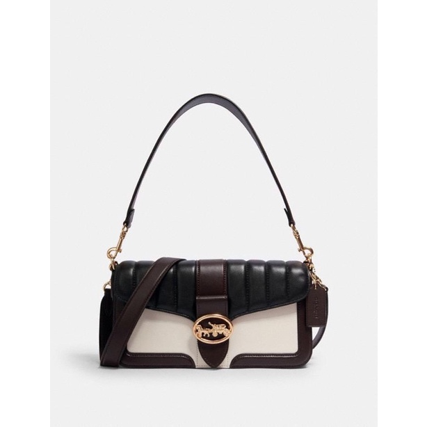 Jual Coach Georgie colorblock shoulder bag | Shopee Indonesia