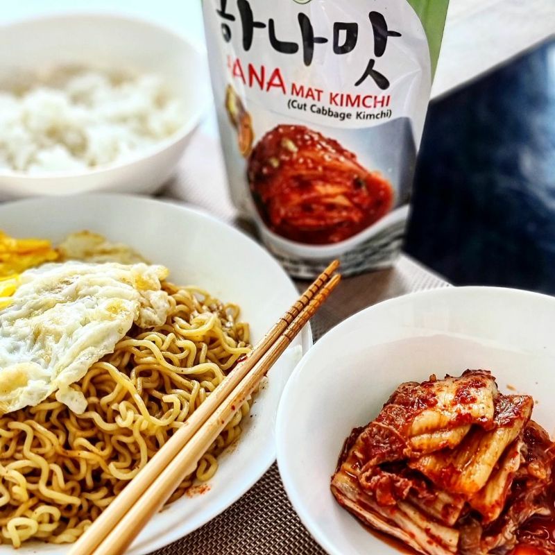 Jual Hana Mat Kimchi Cut Cabbage Korean Kimchi Kimci | Shopee Indonesia