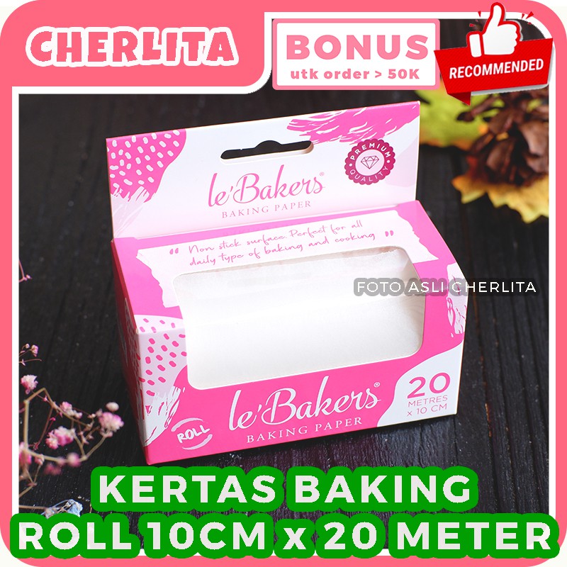 Jual Lebakers Le Bakers Roll 10cm x 20m Baking Paper Lebakers Kertas ...