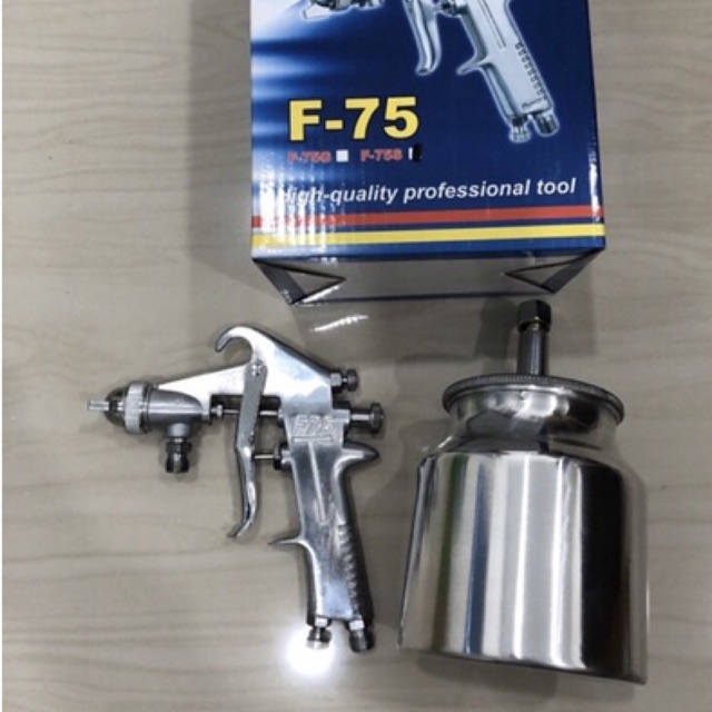Jual h&L F75S Spray gun cat f75s tabung bawah besar 750cc alat semprot ...