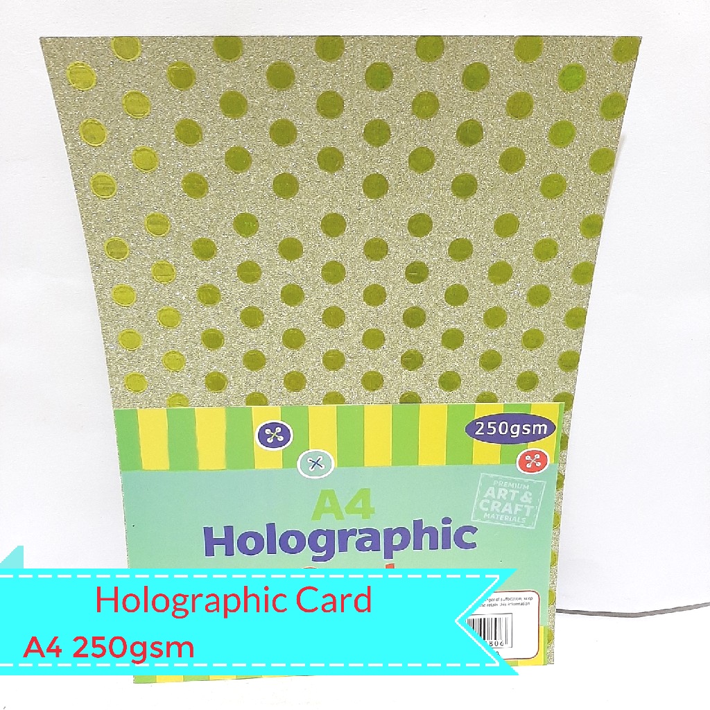 Jual Kertas Holographic Card Glitter Paper A4 250gsm | Shopee Indonesia