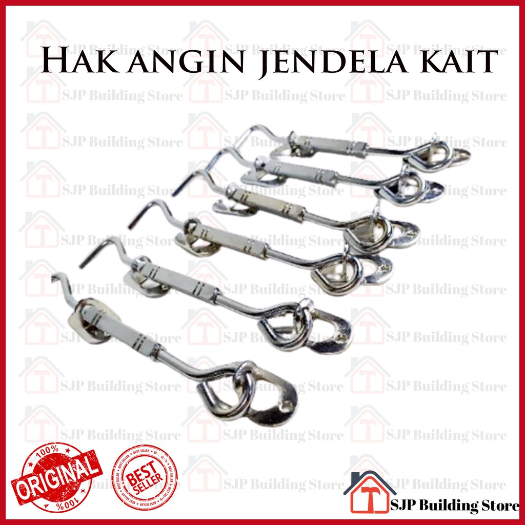 Jual Hak Angin Kait 20 Cm Window Stay Pintu Cantolan Kait Jendela ...