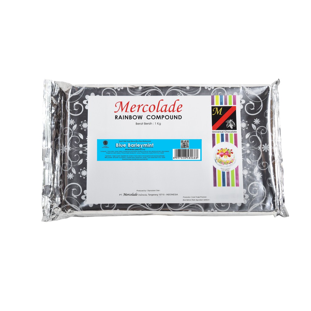 Jual Mercolade Rainbow Compound Blue Barleymint 1 Kg | Shopee Indonesia