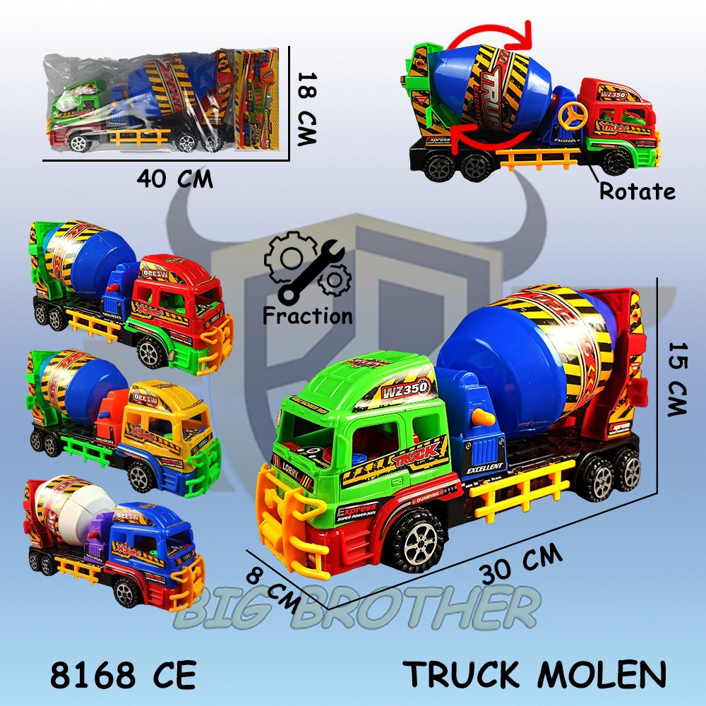 Jual 8168CE Truk Truck Trek Mainan Anak Mobil Mobilan Molen Semen ...
